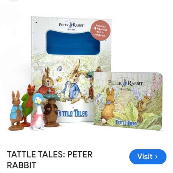 Petter Rabitt | Toys | Peter Rabbit Tattle Tales Set With Figurines And ...